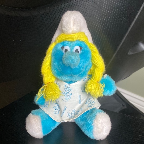 Wallace Berrie& Co., Inc. | Toys | Vintage 981 Smurfette Plush | Poshmark